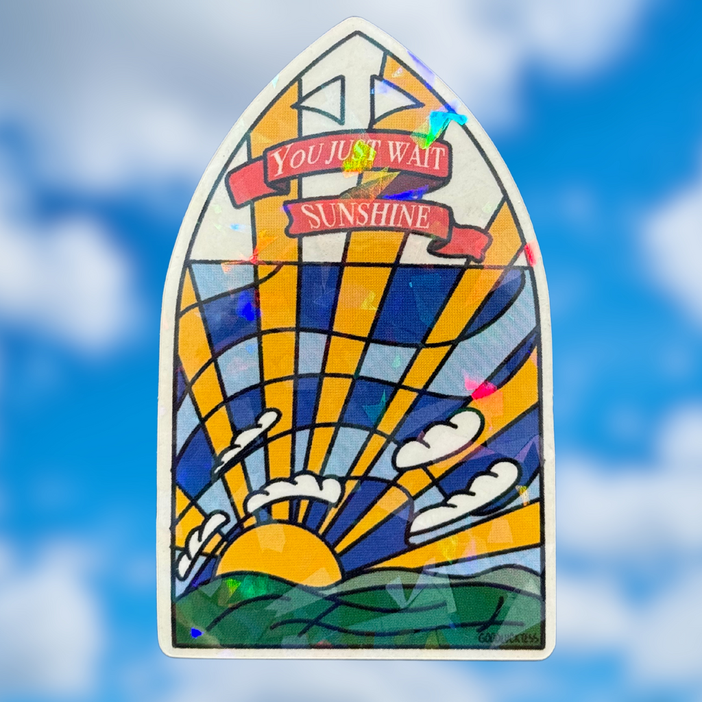 You Just Wait Sunshine, Sebastian Vettel sticker – Good Luck Tess