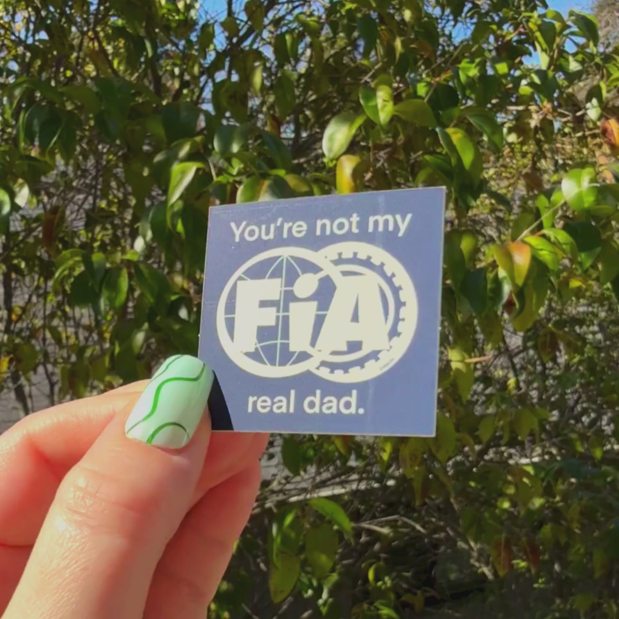 You're Not My Real Dad sticker – Good Luck Tess